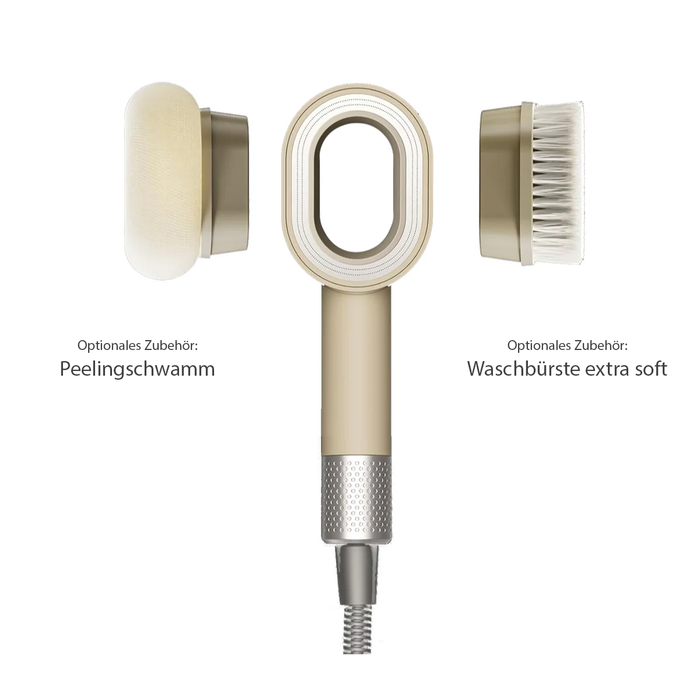 Doyoo Pure Zubehör - Aufsätze Peelingschwamm und Waschbürste