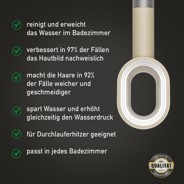 Doyoo Pure Skin™ - Filterduschbrause für reines Wasser und Haut